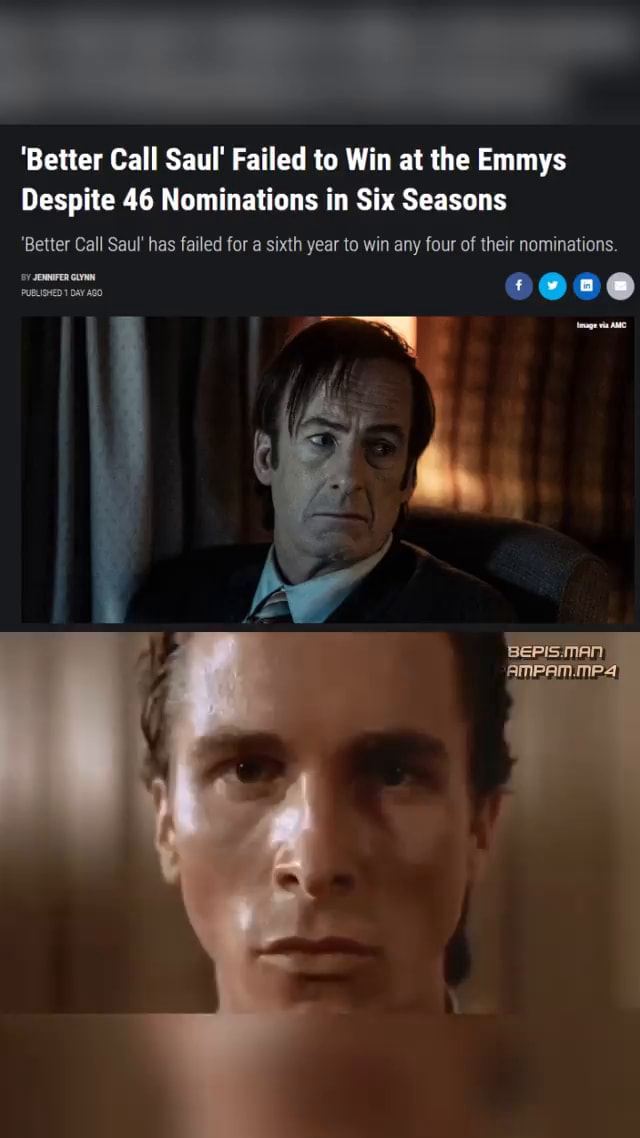 'Better Call Saul' Failed to Win at the Emmys Despite 46 Nominations in Six Seasons 'Better Call ...