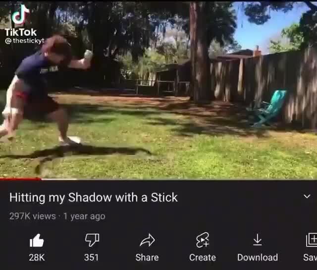 Il @thestickyt Hitting my Shadow with a Stick 297K views: 1 year ago a ...