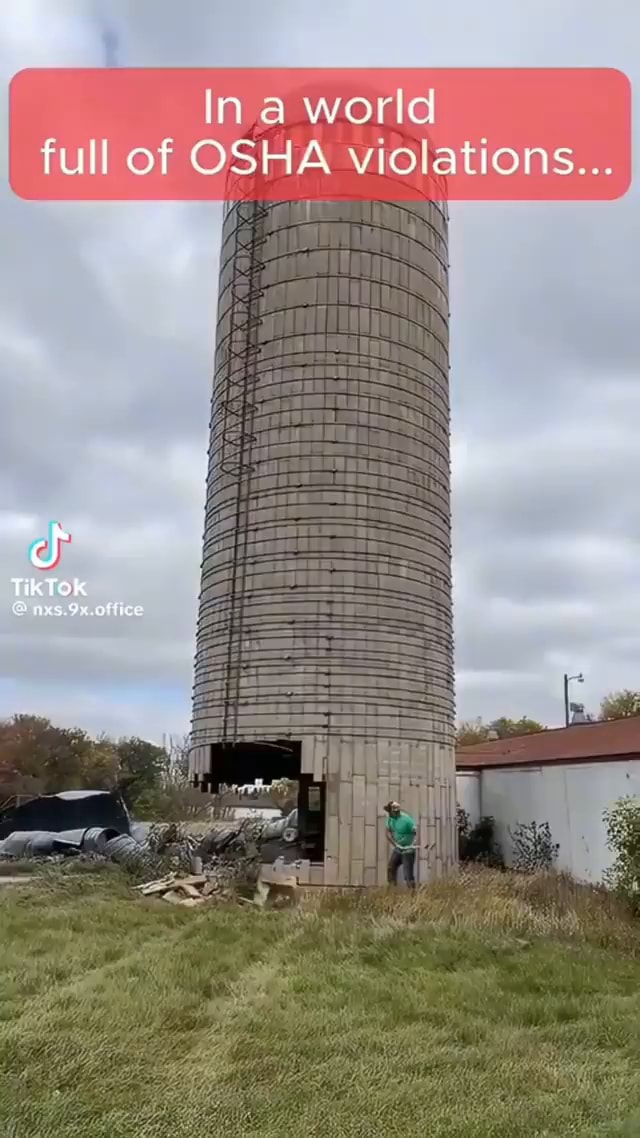 In a world full of OSHA violations... TikTok - iFunny