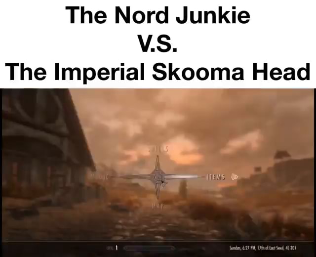 The Nord Junkie V.S. The Imperial Skooma Head - iFunny