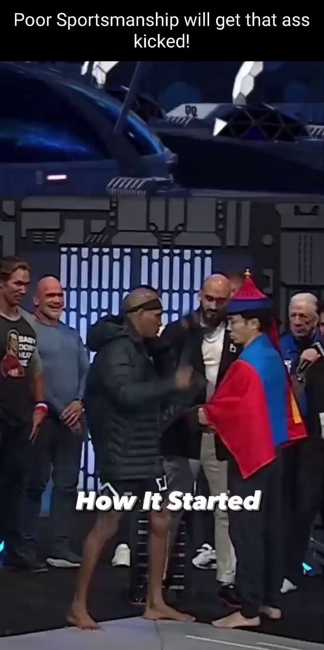 Poor Sportsmanship will get that ass kicked! How It Started - iFunny