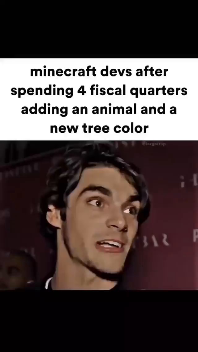 Minecraft devs after spending 4 fiscal quarters adding an animal and a ...