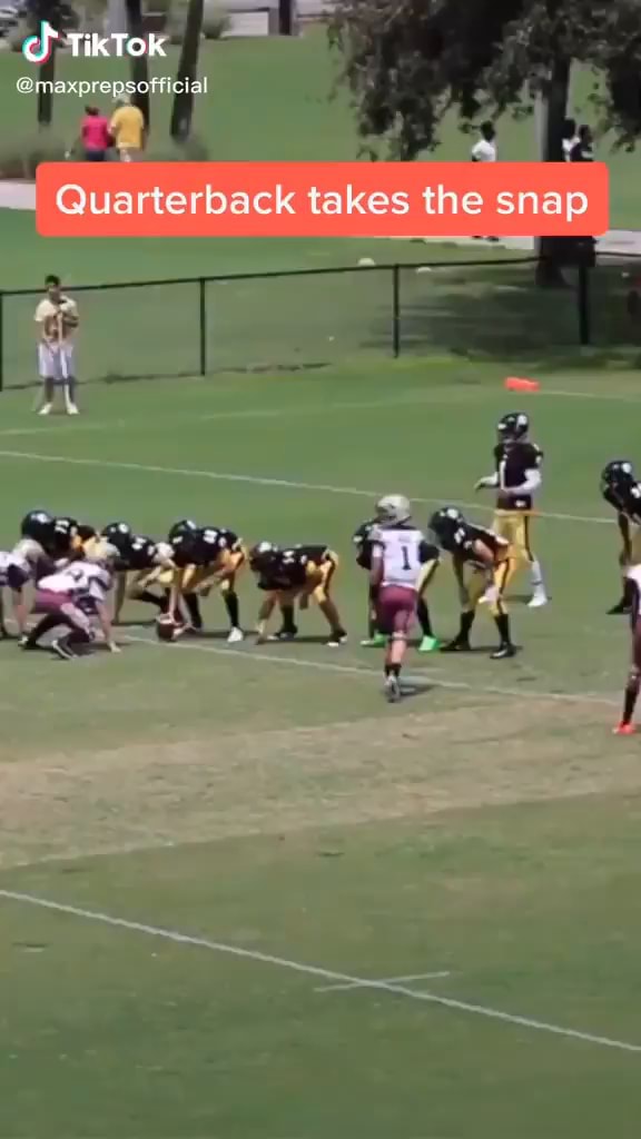 TikTok Quarterback takes the snap - iFunny