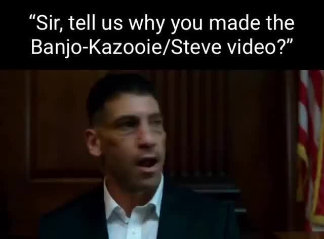 "Sir, tell us why you made the video?" - iFunny