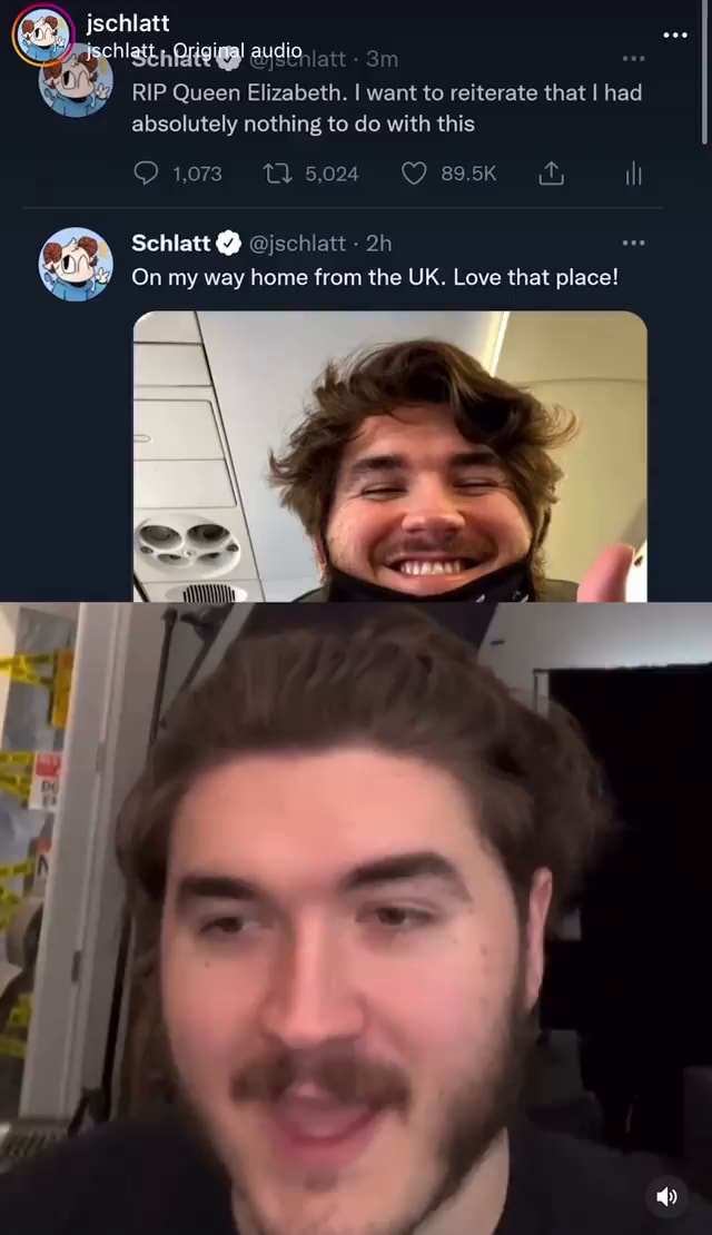 Jschlatt audio am RIP Queen Elizabeth. I want to reiterate that I had ...