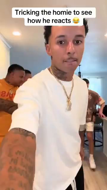 Tricking the homie to see how he reacts - iFunny
