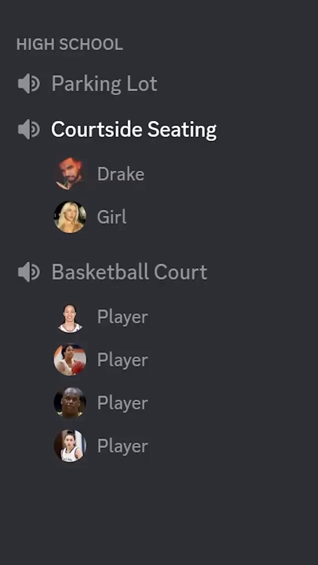 HIGH SCHOOL Parking Lot Courtside Seating Drake Girl Basketball Court ...