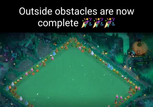 Outside obstacles are now complete - iFunny