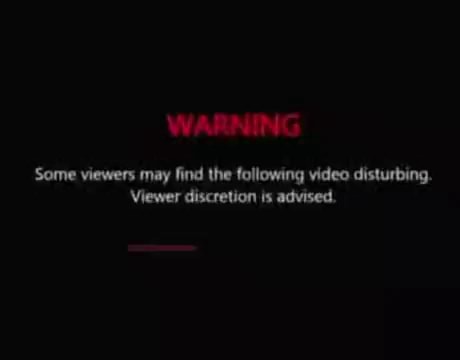WARNING Some viewers may find the following video disturbing. Viewer ...