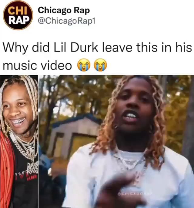 CHI\ Chicago Rap RAP @ChicagoRapi Why did Lil Durk leave this in his ...