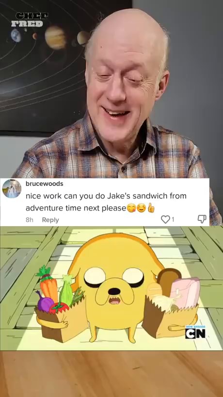 Prucewoods ice work can you do Jake's sandwich from adventure time next ...