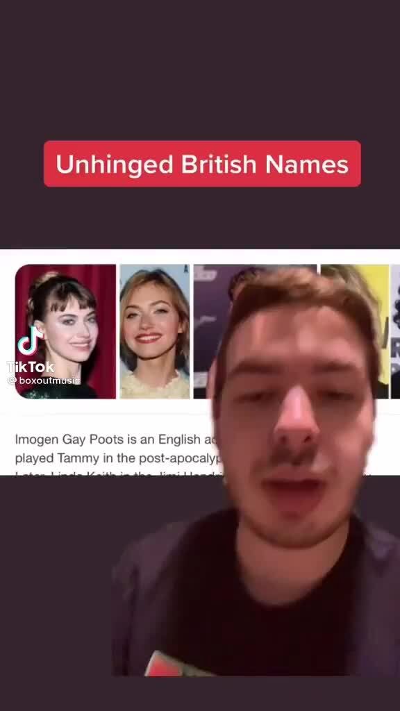 Unhinged British Names played Tammy in the - iFunny