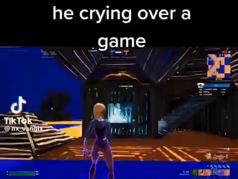 He crying over a game - iFunny