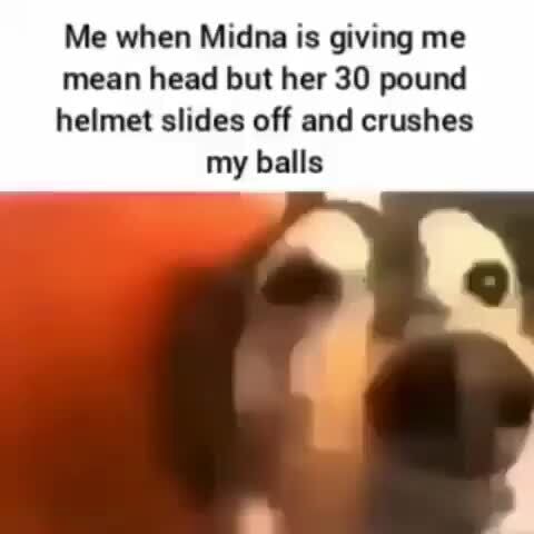 Me when Midna is giving me mean head but her 30 pound helmet slides off ...