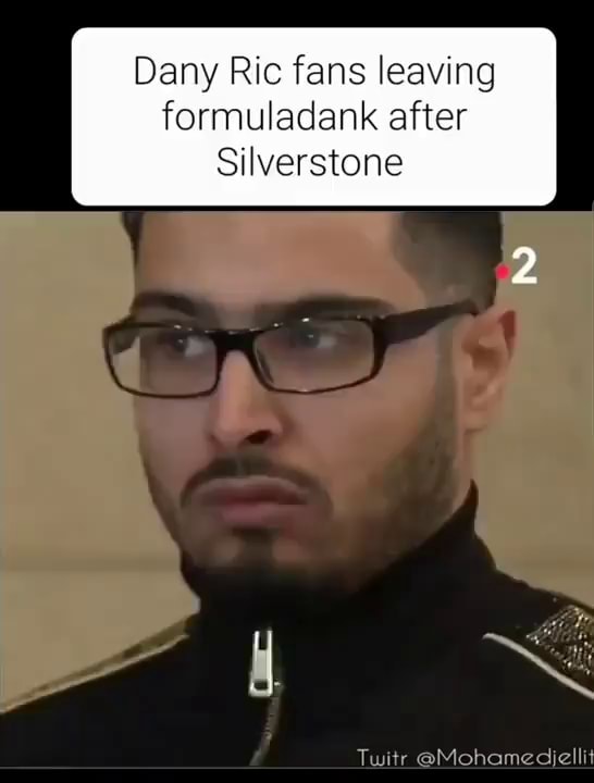 Dany Ric fans leaving formuladank after Silverstone - iFunny