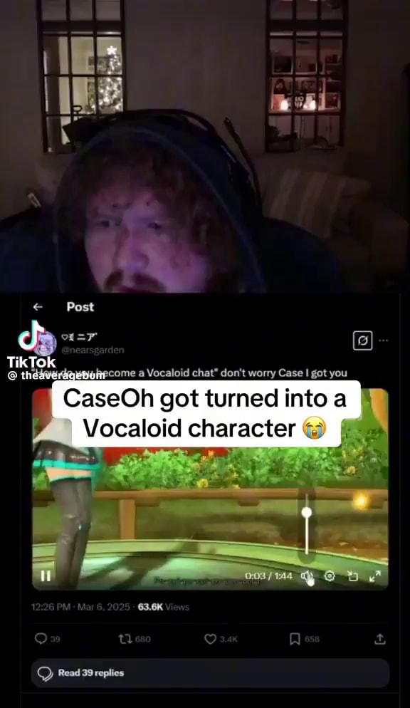 I Post TikTok @ theve a Vocaloid chat" don't worry Case I got you ...