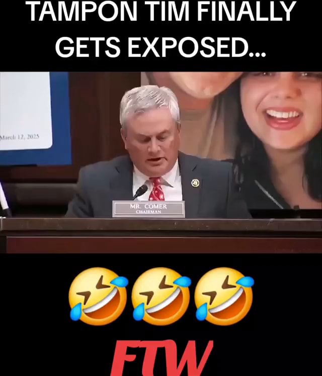 TAMPON TIM FINALLY GETS EXPOSED... - iFunny