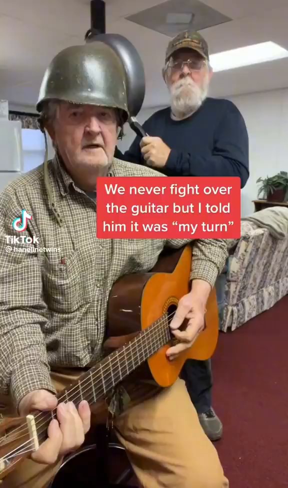 We never fight over the guitar but I told I him it was "my turn" TikTok ...