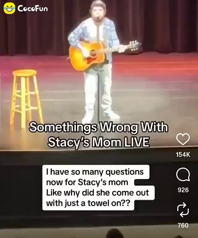 CeceFun Wrong With Stacy's Mom LIVE I have so many questions now for ...