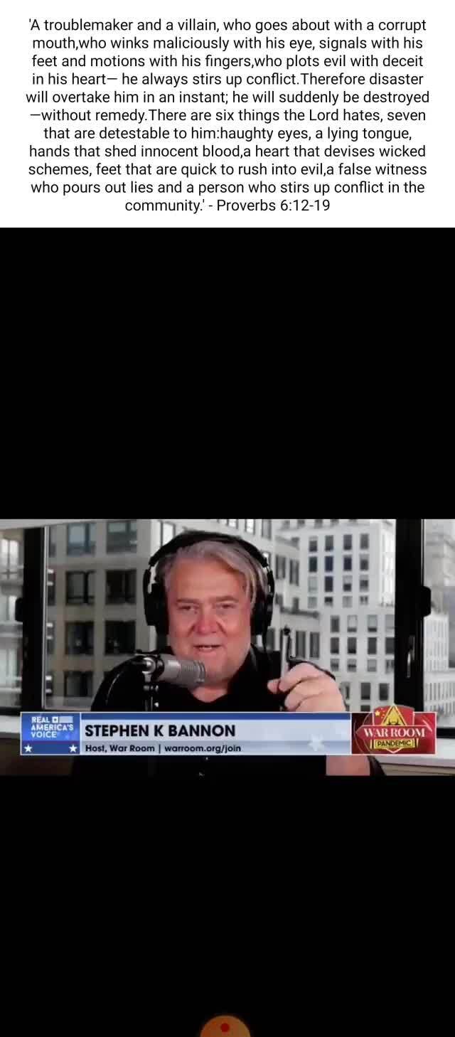 'A troublemaker and a villain, who goes about with a corrupt mouth,who ...