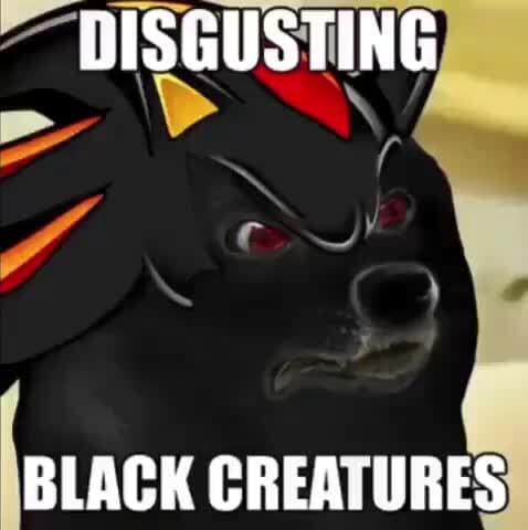 DISGUSTING BLACK CREATURES - iFunny
