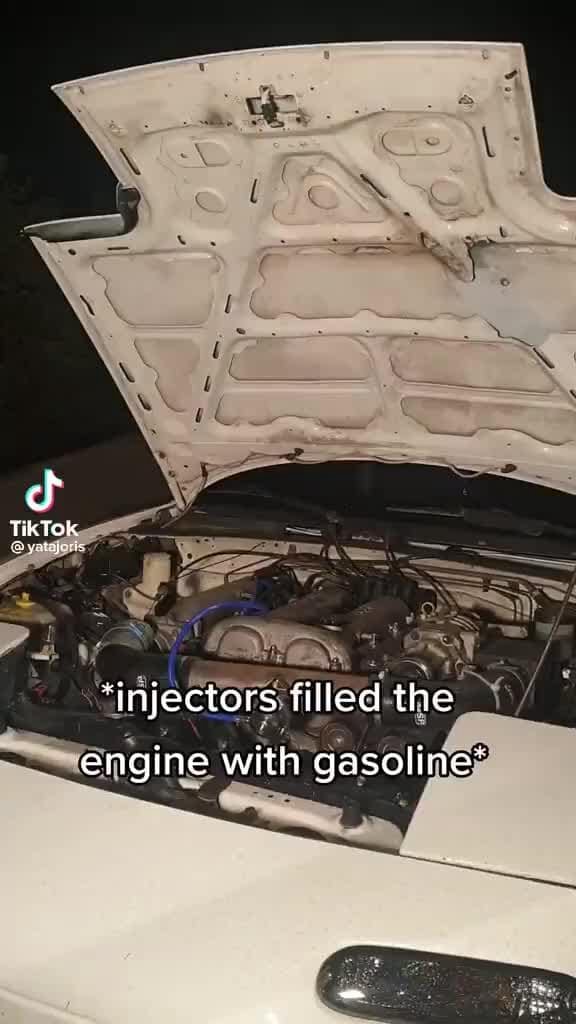 TikTok *injectors filled the engine with gasoline* - iFunny