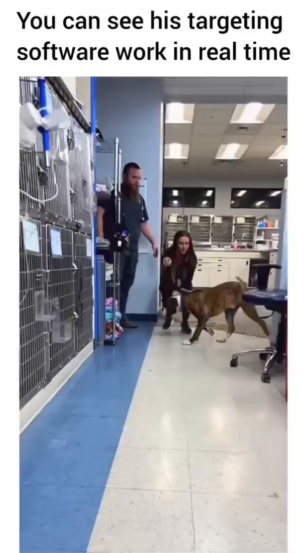 You can see his targeting software work in real time - iFunny