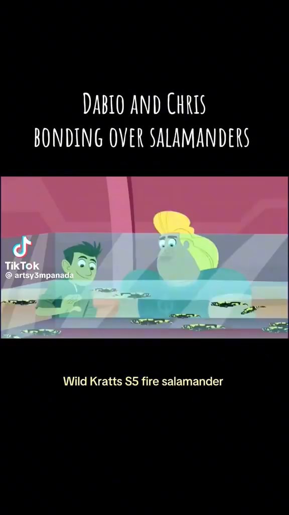 DABIO AND CHRIS BONDING OVER SALAMANDERS artsy3mpanada Wild Kratts SS ...