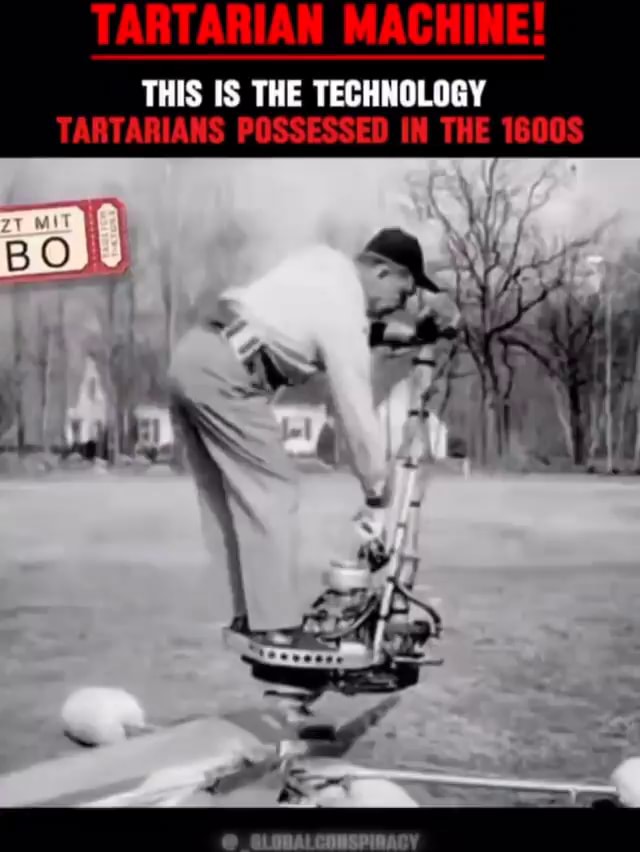 TARTARIAN MACHINE! THIS IS THE TECHNOLOGY TARTARIANS POSS IN THE 1600S ...