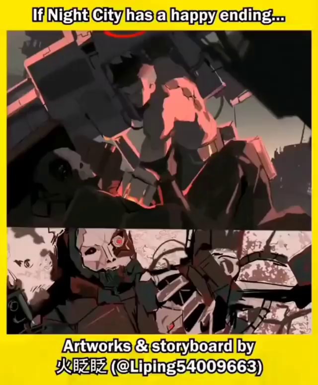 If Night City has a happy ending... Artworks & storyboard by Aiviz ...