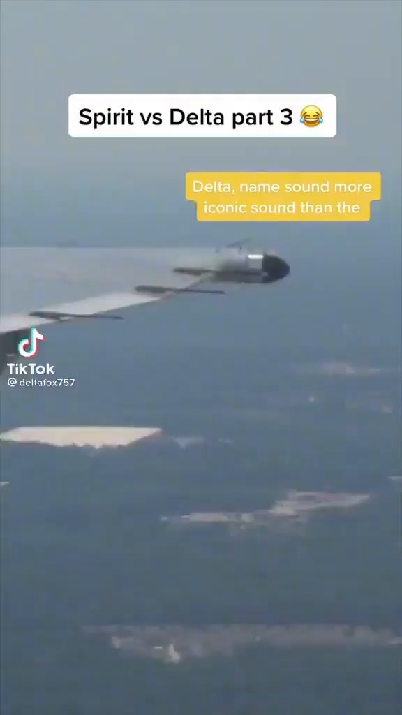 Spirit vs Delta part TikTok @deltafox757 - iFunny