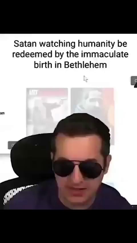 Satan watching humanity be redeemed by the immaculate birth in ...
