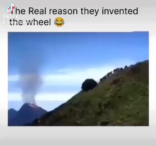 'The Real reason they invented the wheel - iFunny
