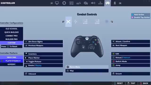 Controller Configurations OLD SCHOOL QUICK BUILDER COMBAT PRO. Ta ...