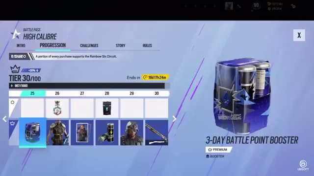 BATTLE PASS HIGH CALIBRE INTRO PROGRESSION CHALLENGES sTORY RULES ...