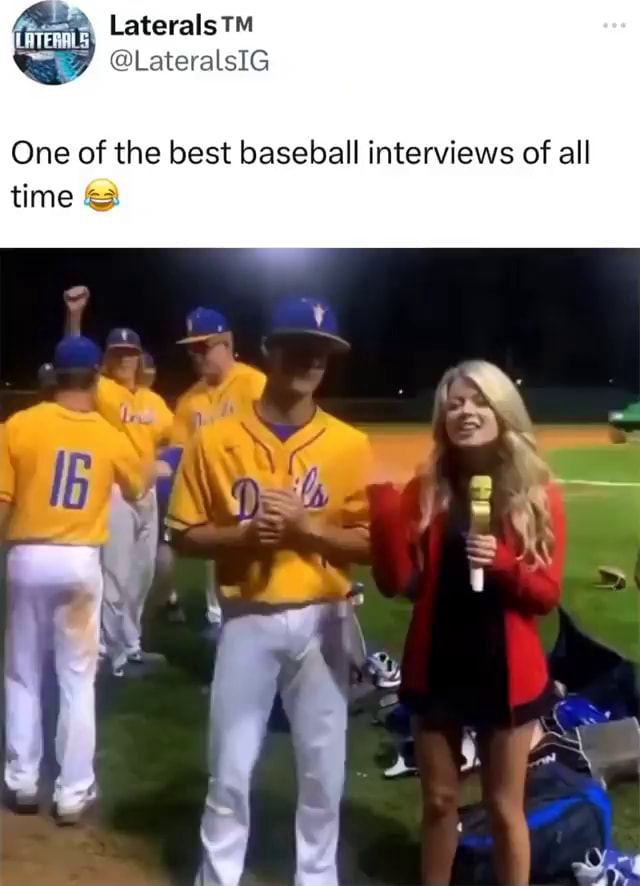 Laterals @LcateralsIG One of the best baseball interviews of all time ...