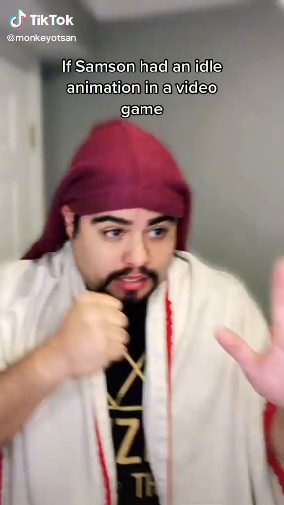TikTok 2yotsan If Samson had an idle animation in a video game - iFunny