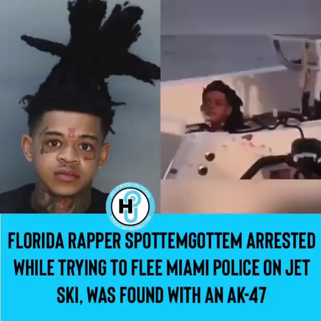 FLORIDA RAPPER SPOTTEMGOTTEM ARRESTED WHILE TRYING TO FLEE MIAMI POLICE ...