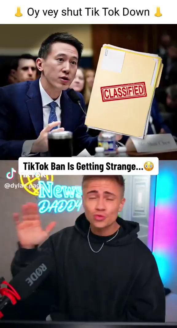 Oy vey shut Tik Tok Down TikTok Ban Is Getting Strange... - iFunny
