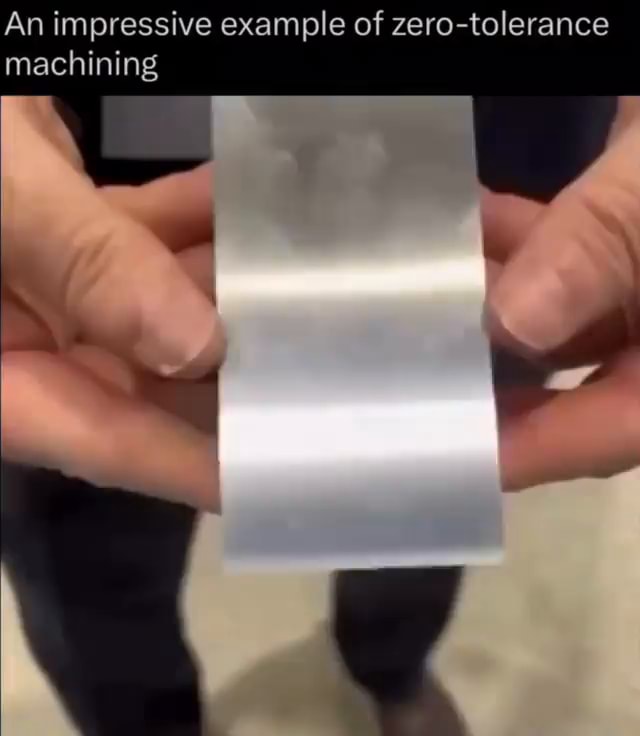 An impressive example of zero-tolerance machining I - iFunny