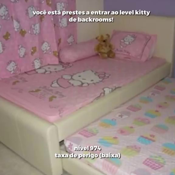 Você está prestes a entrar ao level kitty de backrooms! sbt, nivel 974 ...