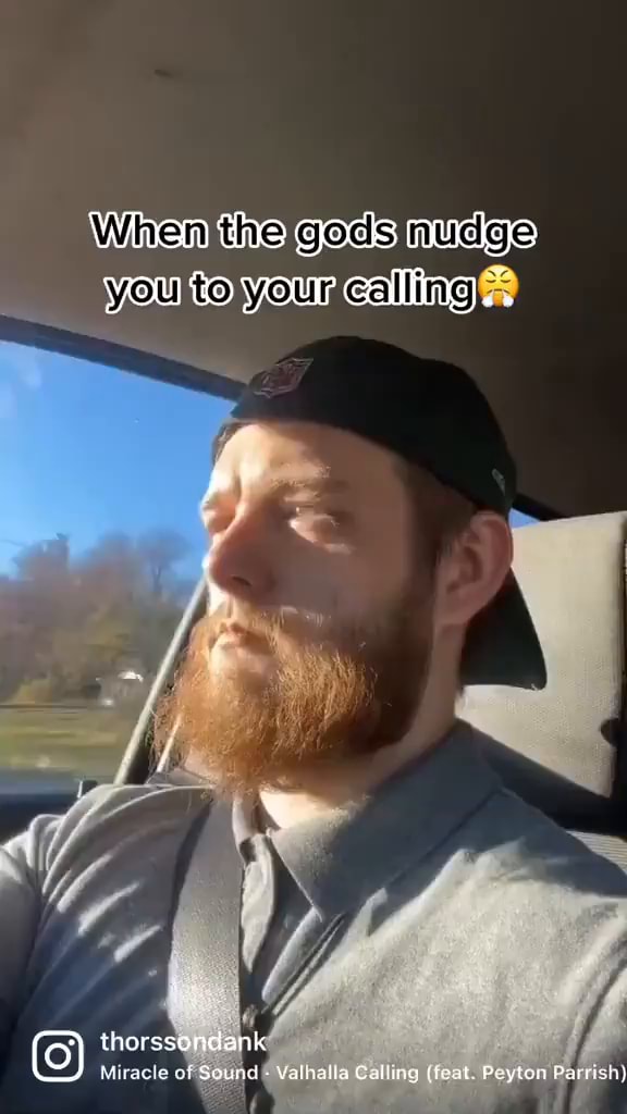 When the gods nucke you t your calling thorssondank Miracle of cund ...