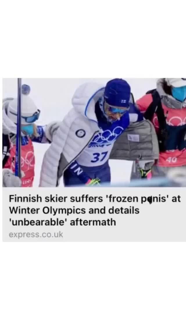 Finnish skier suffers 'frozen pgnis' at Winter Olympics and details 'unbearable' aftermath ...