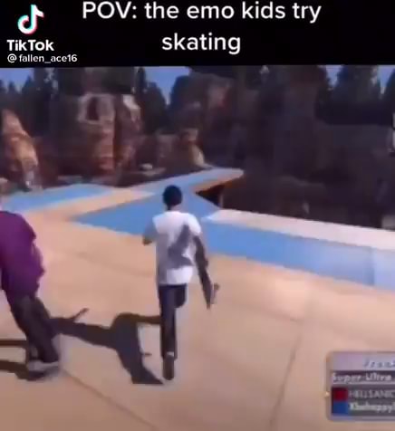 POV: the emo kids try skating - iFunny