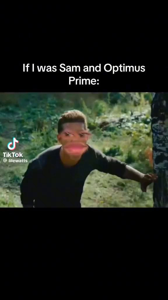 If I was Sam and Optimus Prime: TikTok litewatts - iFunny