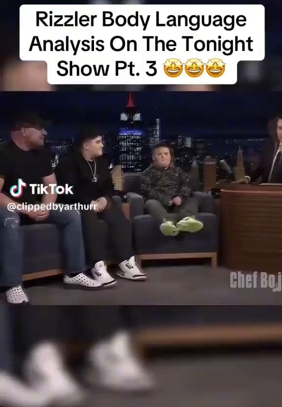 Rizzler Body Language Analysis On The Tonight Show Pt. 3 @@6 of TikTok ...