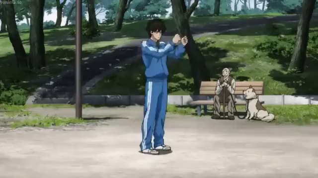 #one_punch_man #saitama #squats #training #anime - iFunny