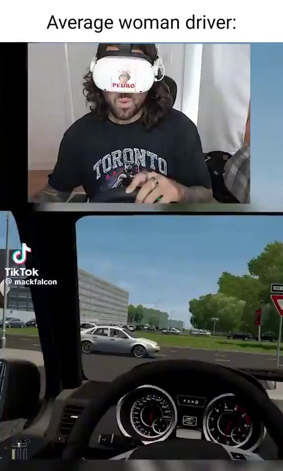 Average woman driver: - iFunny