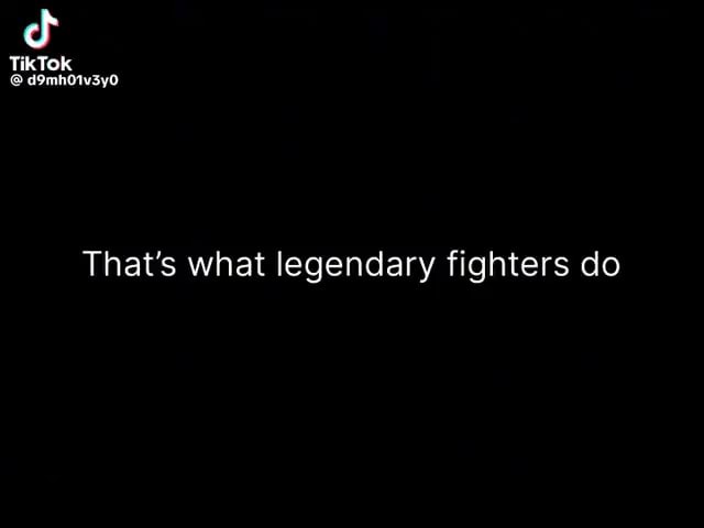 TikTok That's what legendary fighters do - iFunny