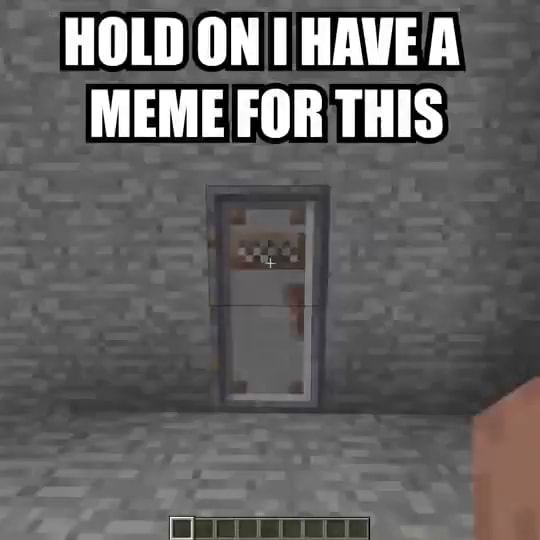 HOLD ON HAVE A MEME FOR THIS - iFunny